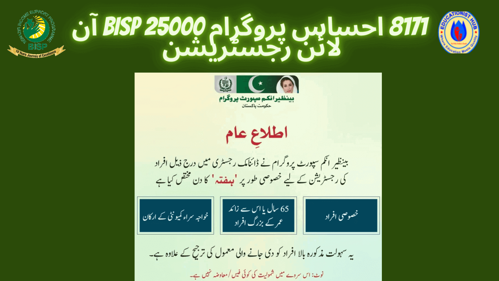 8171 Ehsaas Program 25000 BISP News Update CNIC Check Online 2025 » The ...